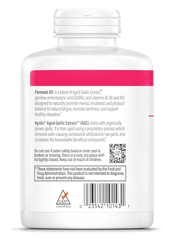 Kyolic garlic for overall vitality