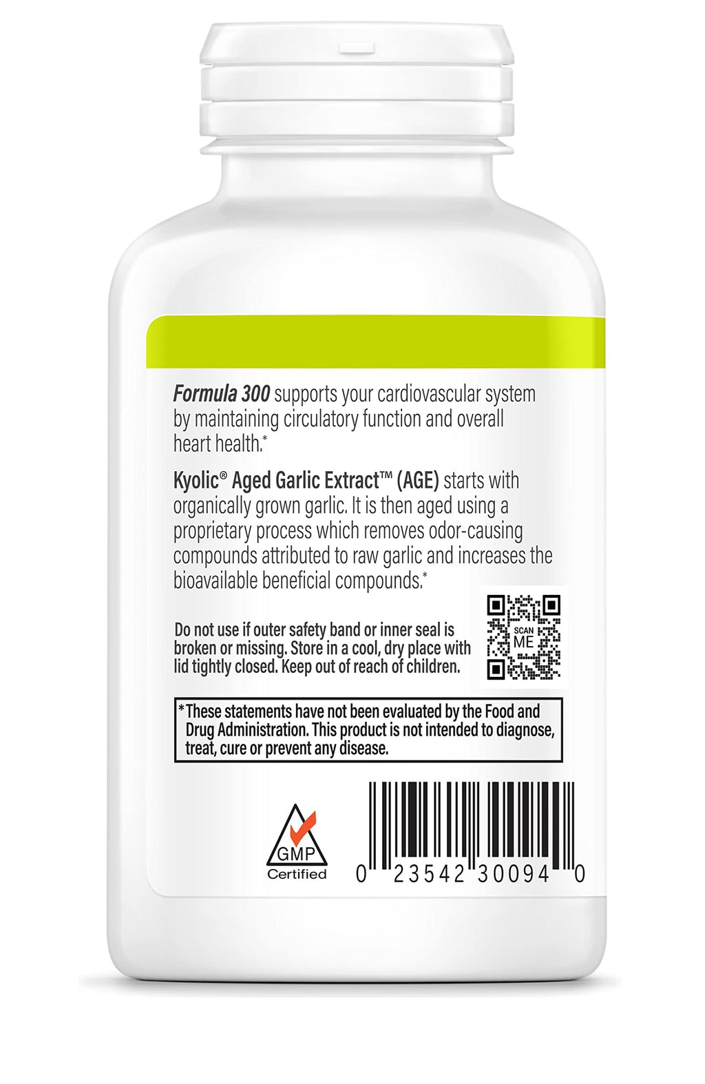 Kyolic garlic for overall wellness