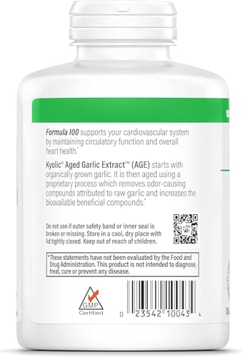 Kyolic garlic formula for daily health