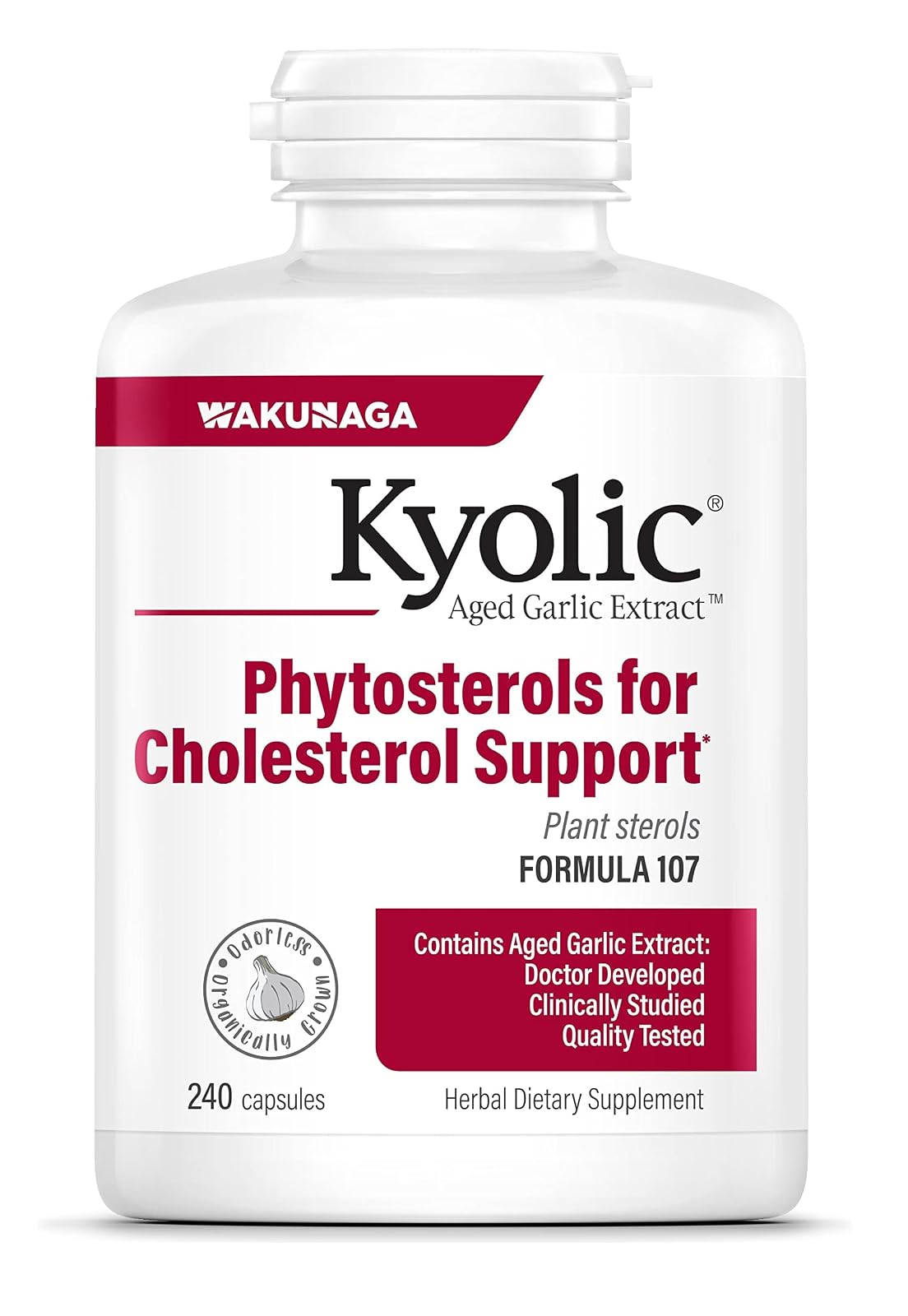 Kyolic garlic phytosterols for heart health