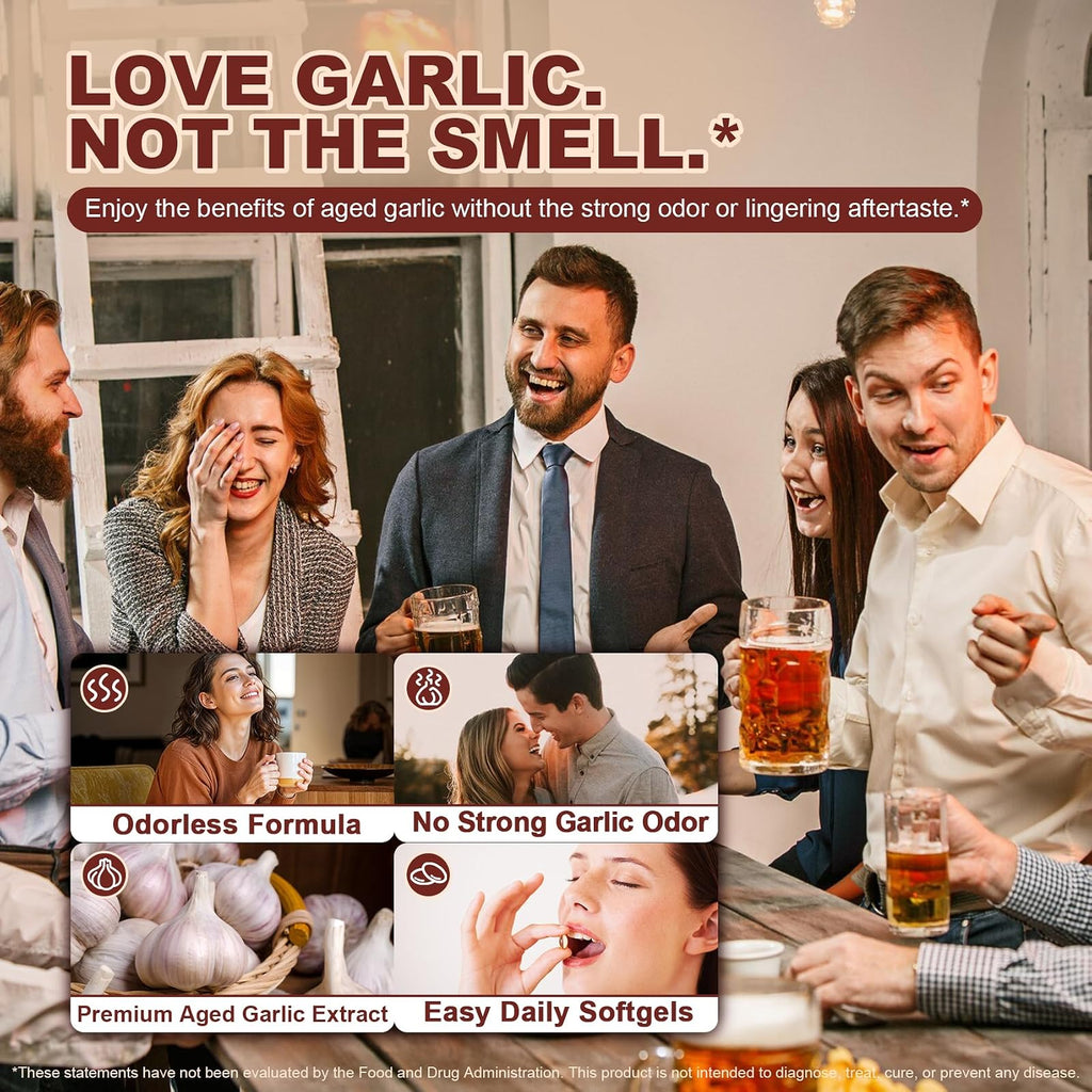Kyolic garlic softgels for digestion