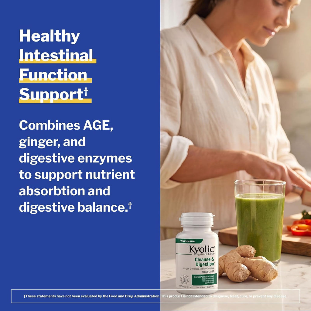Kyolic garlic tablets for immune support