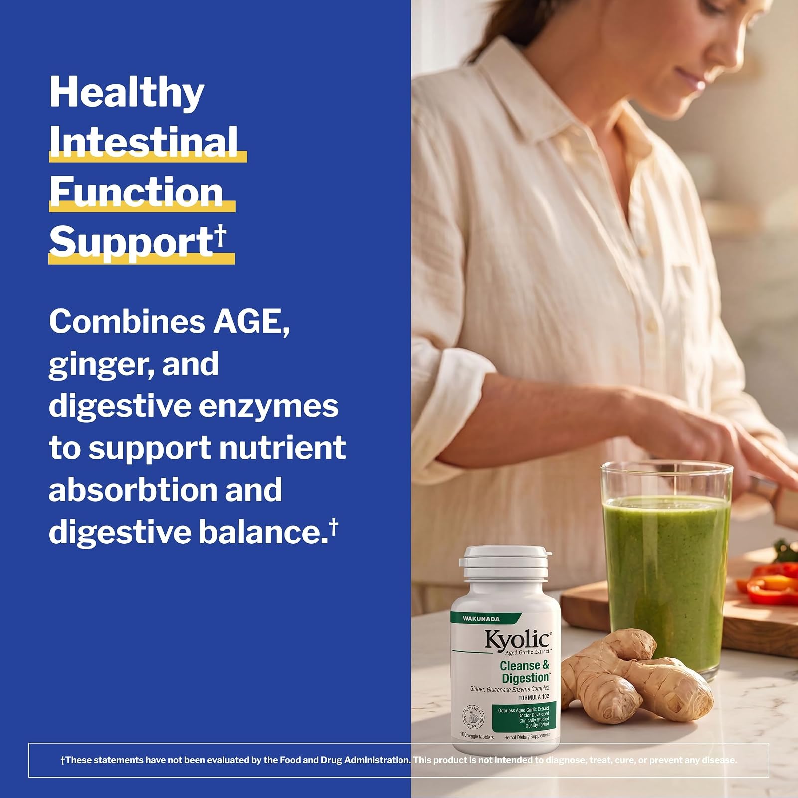 Kyolic garlic tablets for immune support