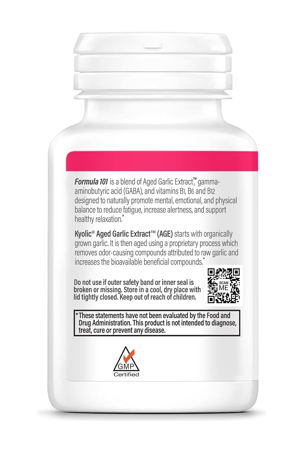 Kyolic garlic tablets for immune support