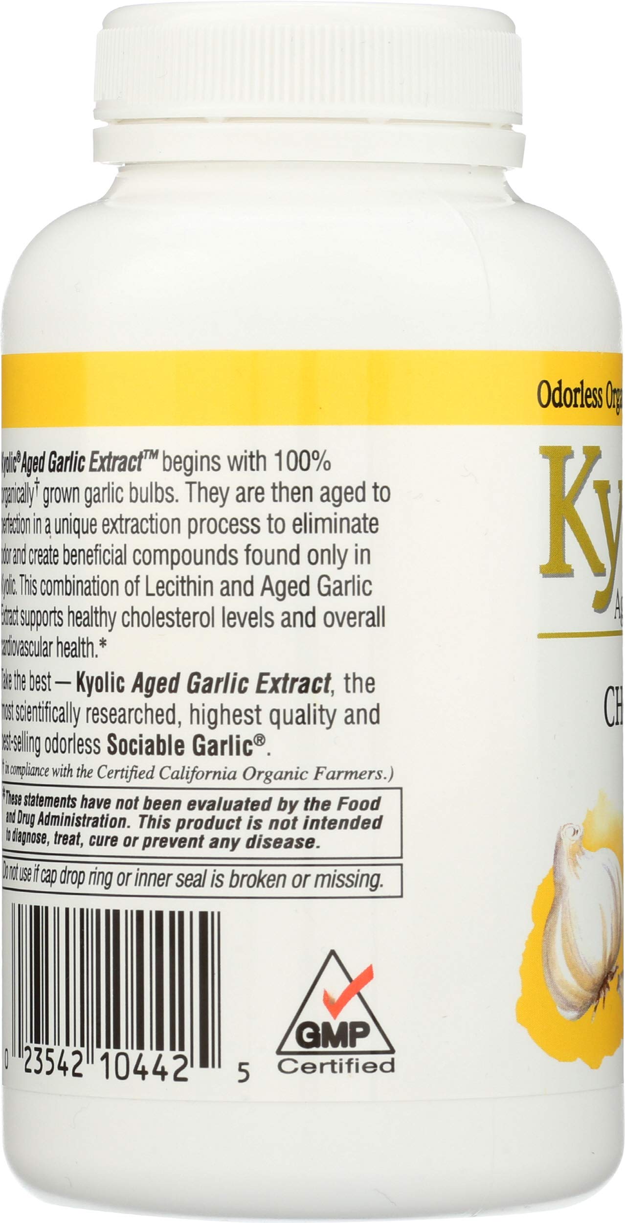 Kyolic garlic with lecithin formula