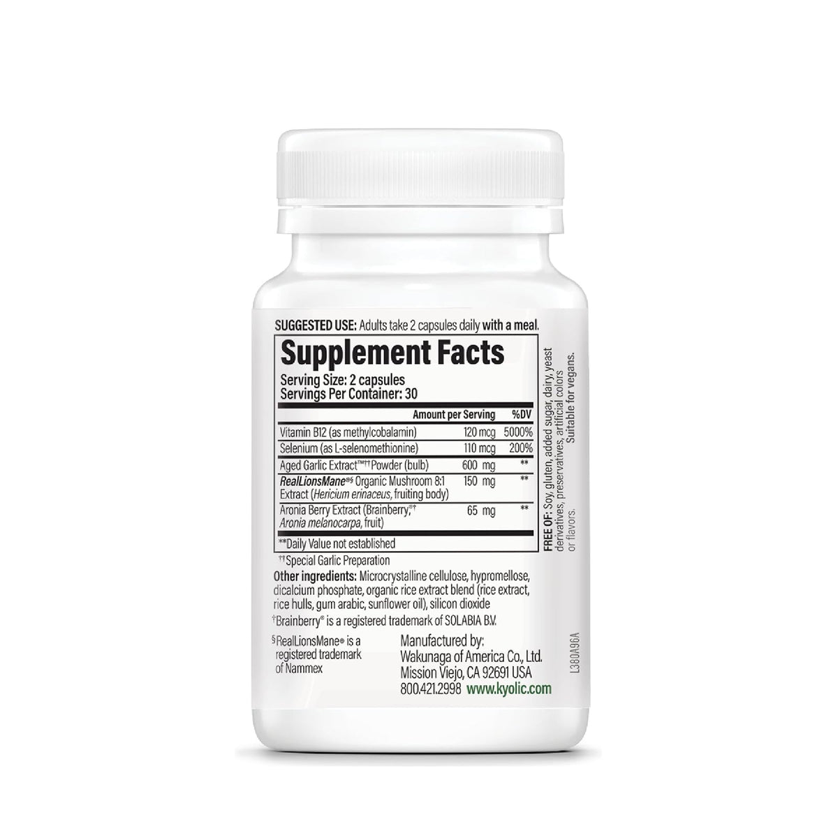 Kyolic Smart Mushrooms+ immune support