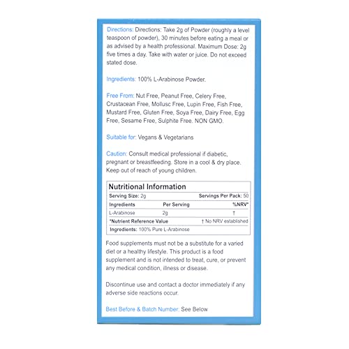 L-Arabinose powder for sugar reduction