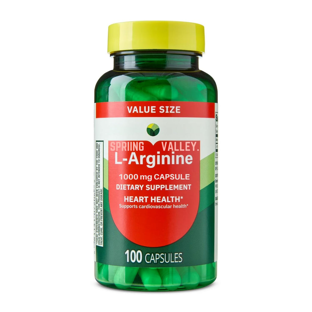 L-Arginine 1000 mg capsules for energy