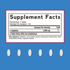 L-Arginine 1000 mg for energy