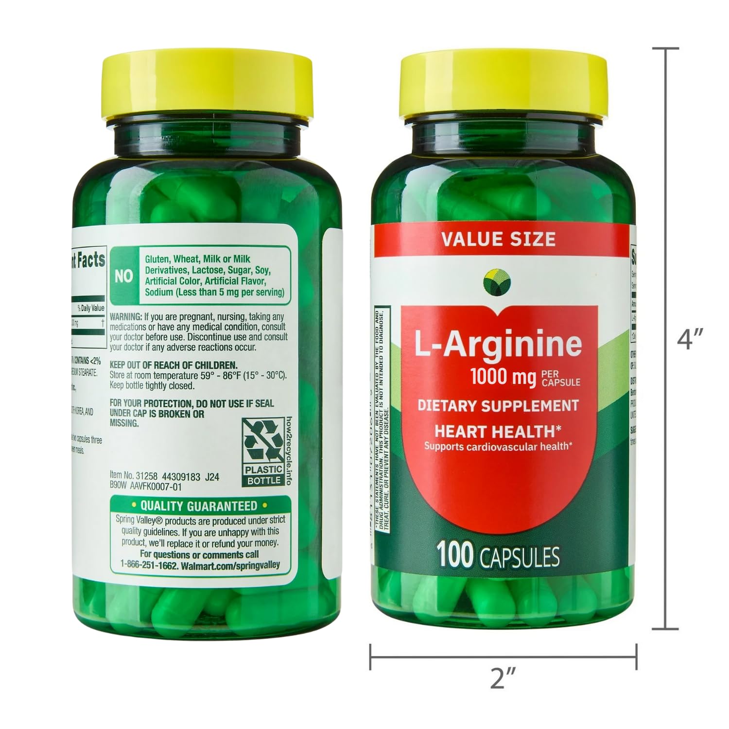 L-Arginine 1000 mg for heart health