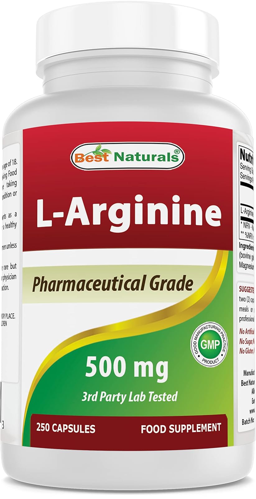 l-arginine 500 mg capsules