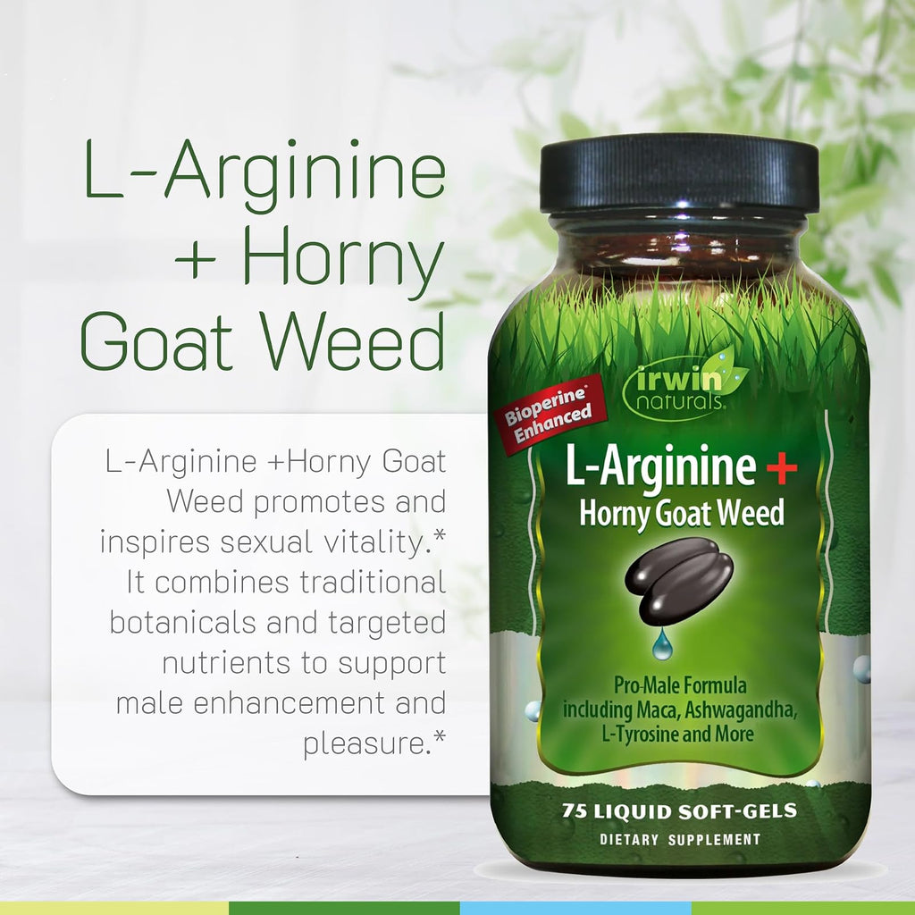 l-arginine and horny goat weed combo