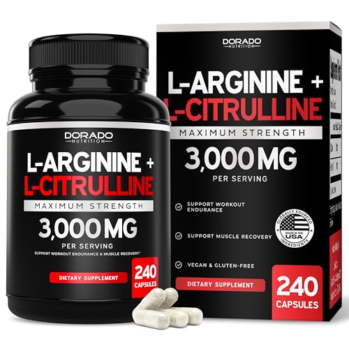 l-arginine and l-citrulline capsules