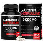 l-arginine and l-citrulline capsules