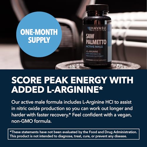 L-Arginine and saw palmetto combo