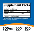 L-Arginine benefits for muscle health
