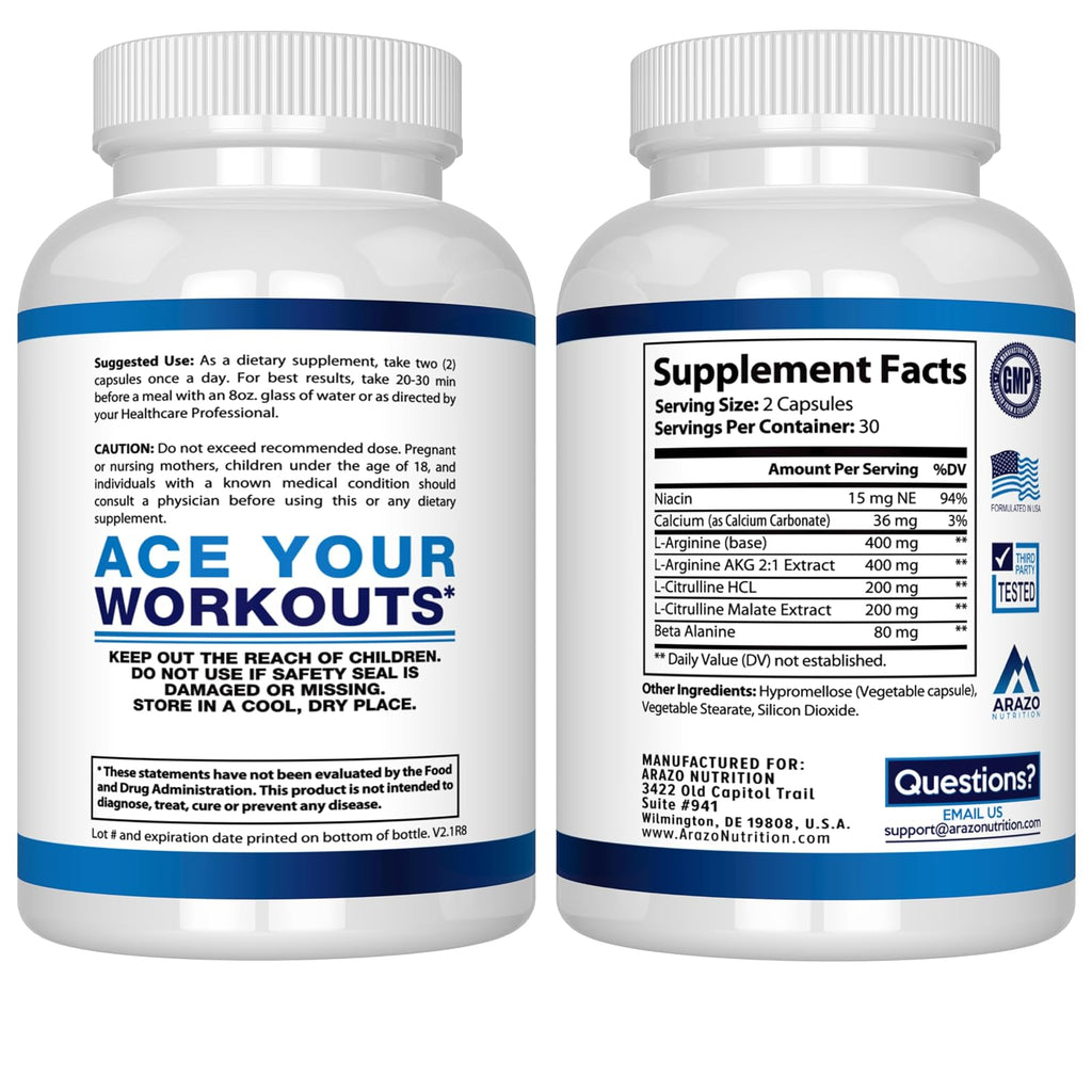 l-arginine capsules for better circulation