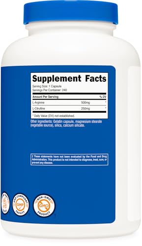 l-arginine capsules for daily nutrition