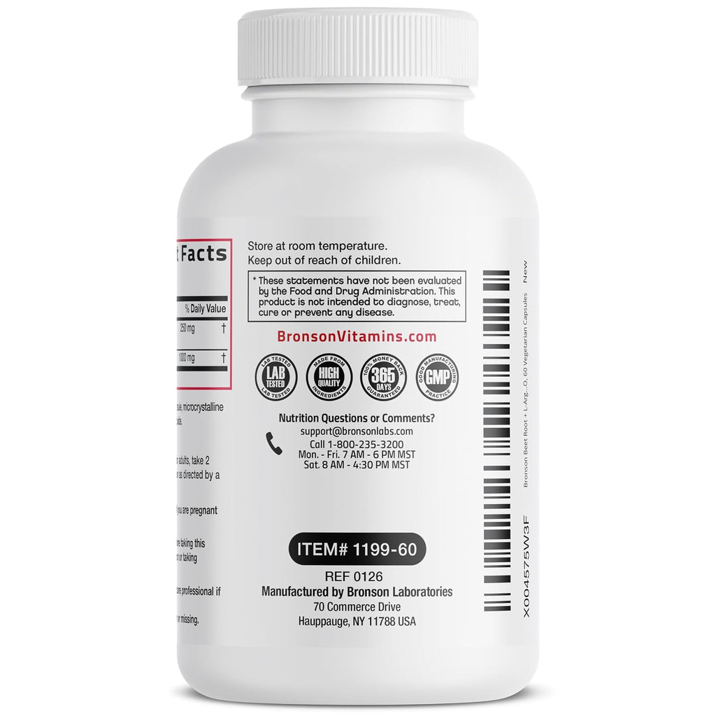 L-arginine capsules for improved circulation