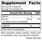 L-Arginine capsules for muscle support