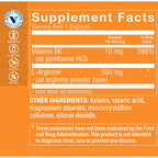 L-Arginine capsules for muscle support