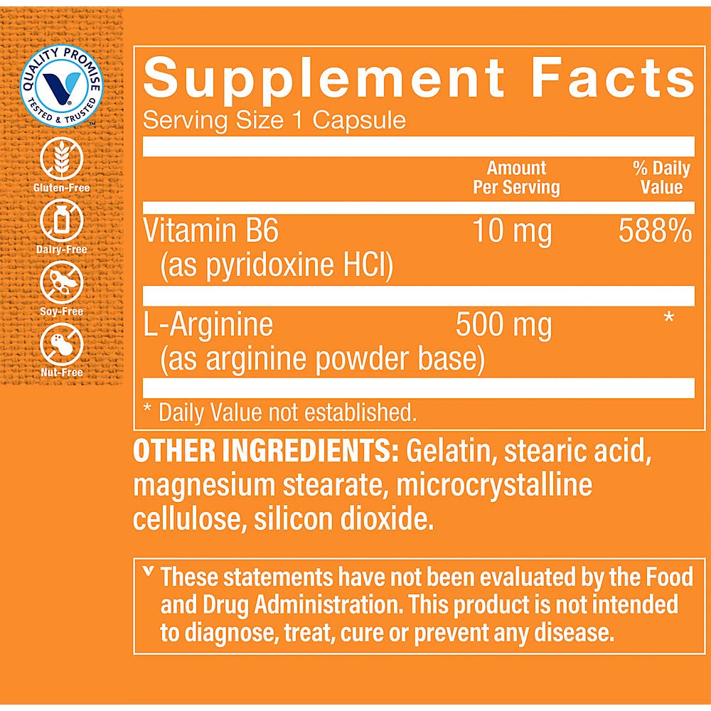 L-Arginine capsules for muscle support