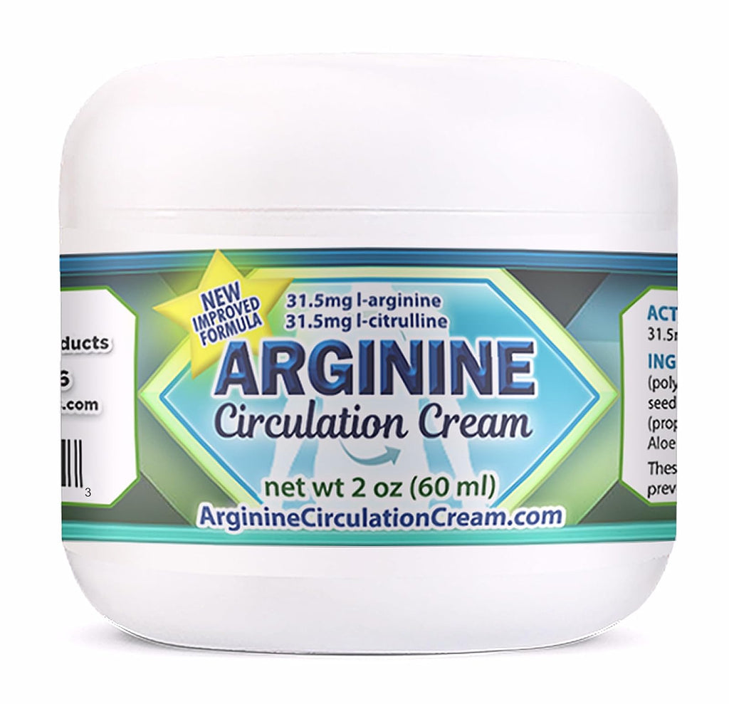 l-arginine circulation cream for improved blood flow