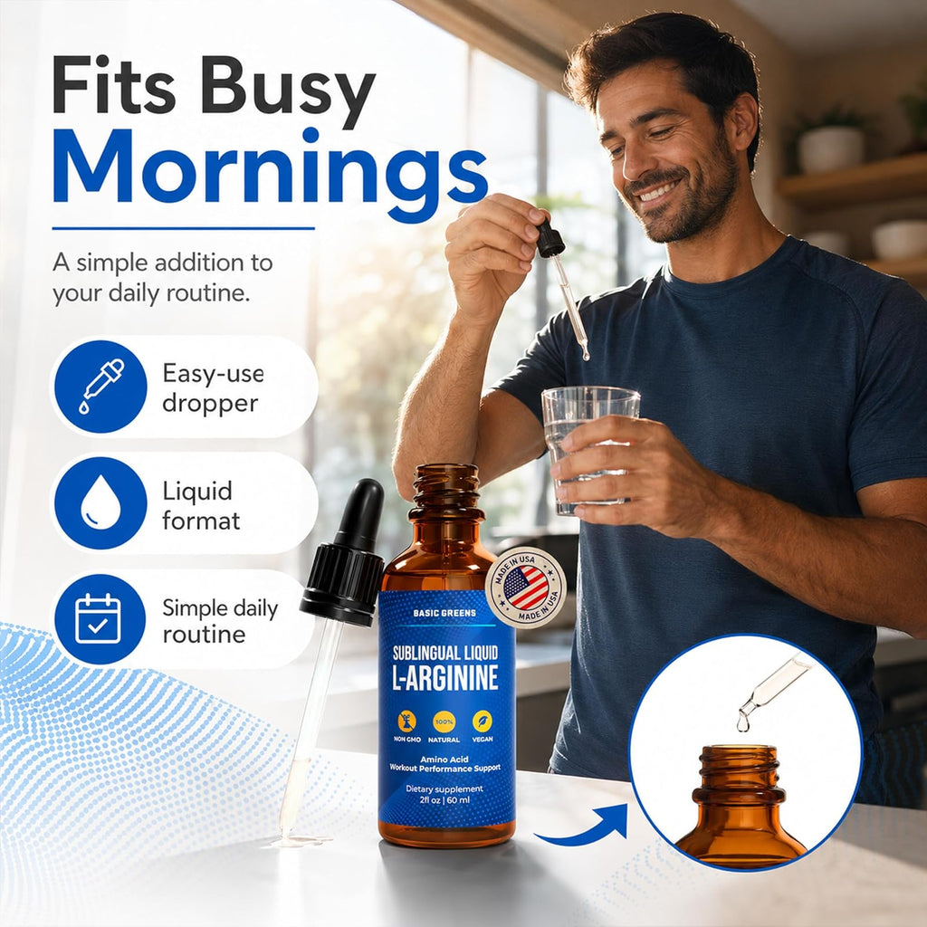 l-arginine drops for muscle recovery