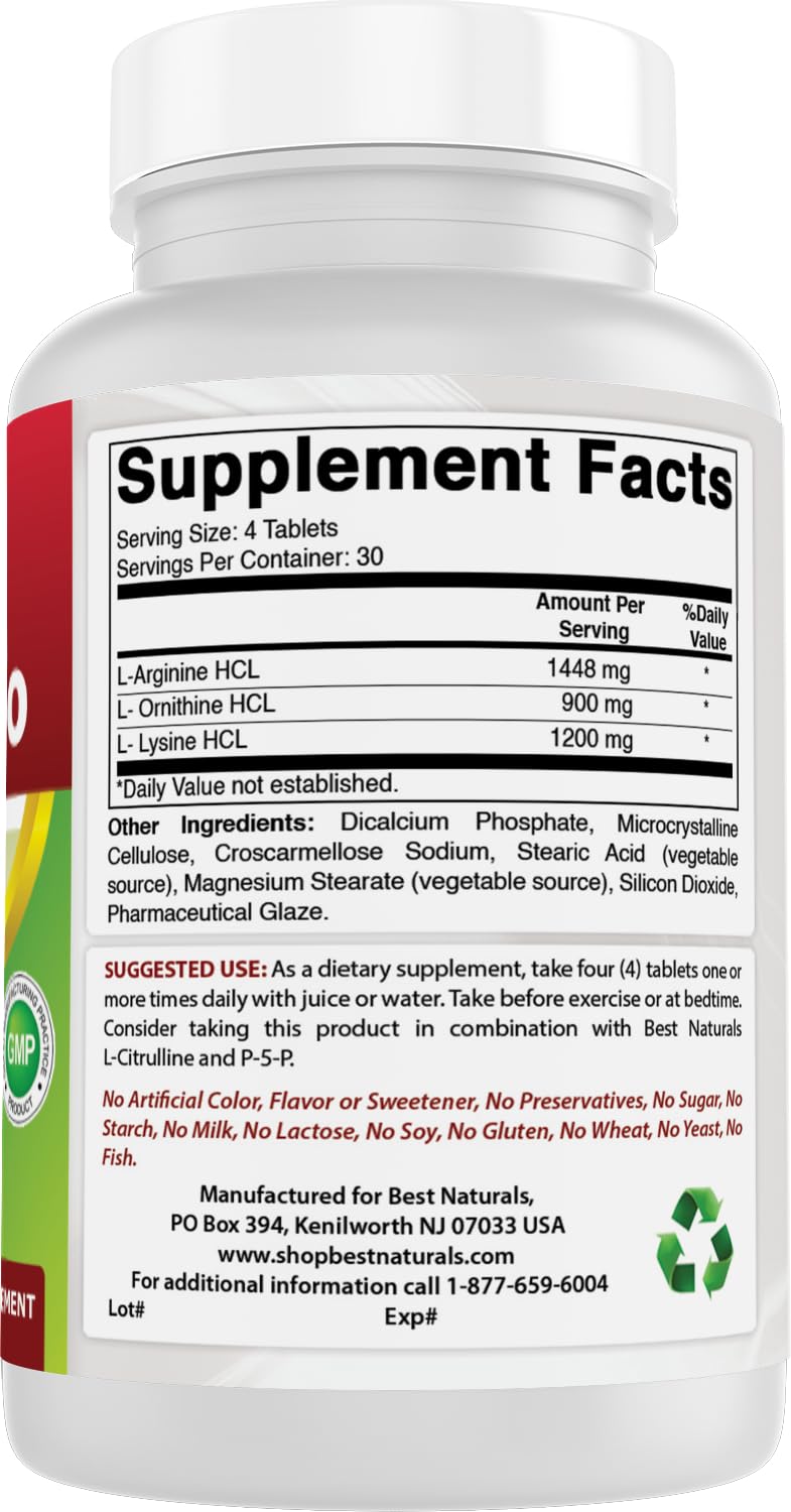 L-arginine foods for natural intake