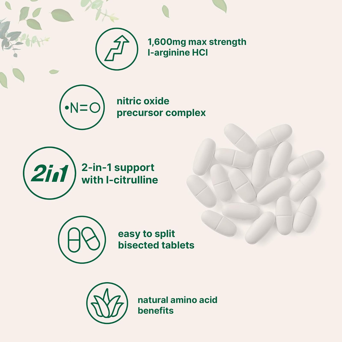 l-arginine for improved blood flow