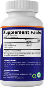 L-Arginine formula for better blood flow