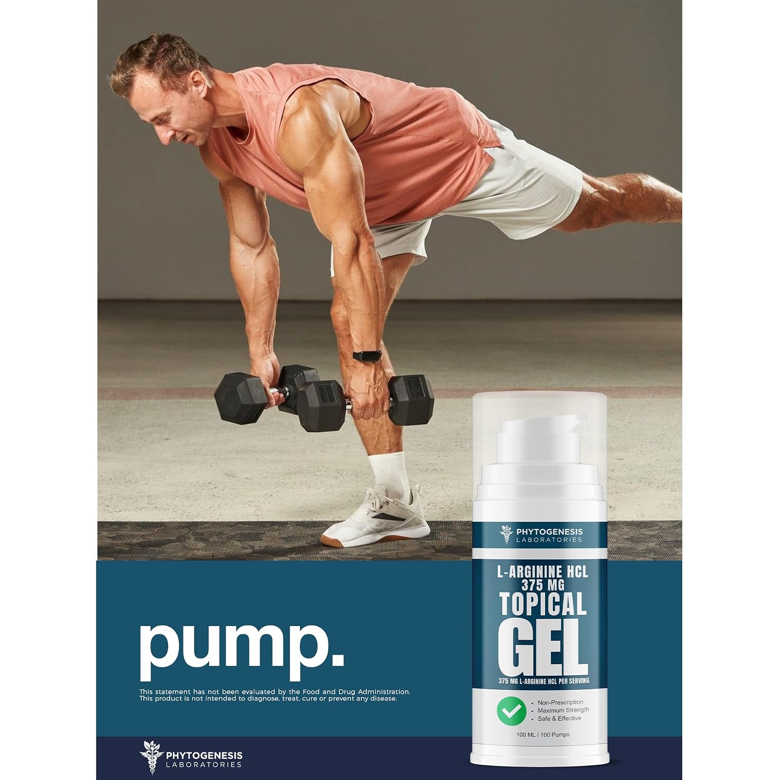 L-Arginine gel enhances workout performance