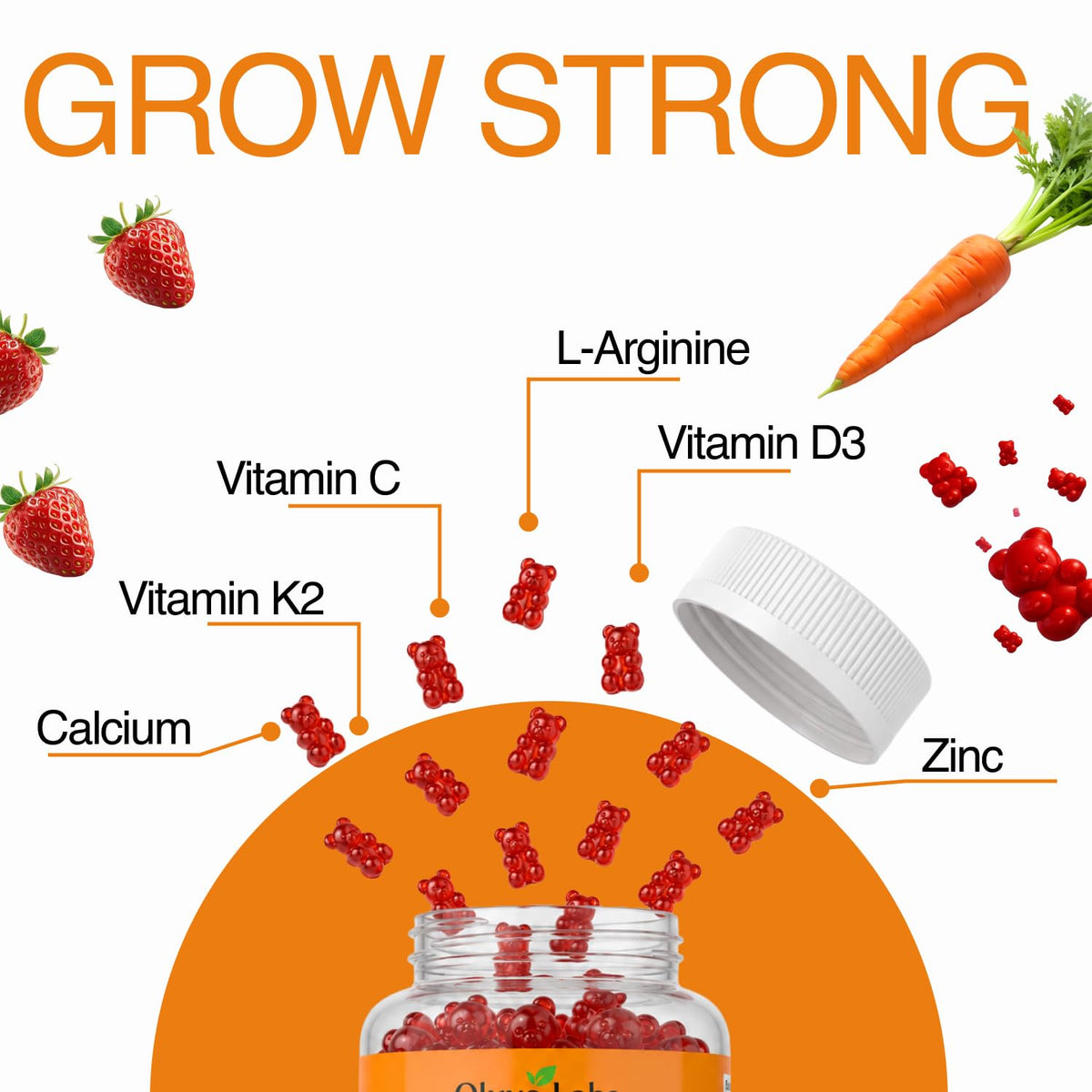 L-Arginine multivitamins for growth