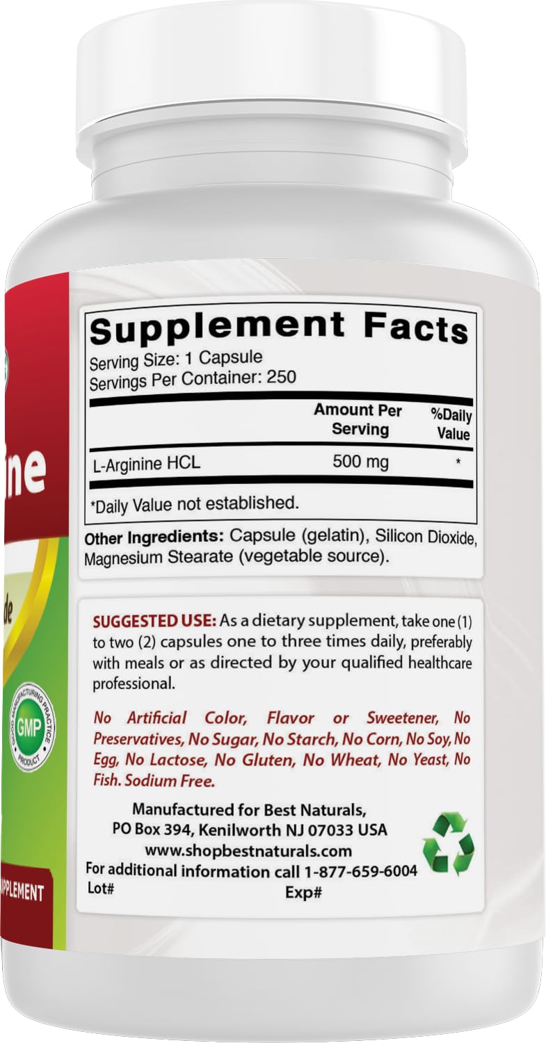 l-arginine side effects and safety