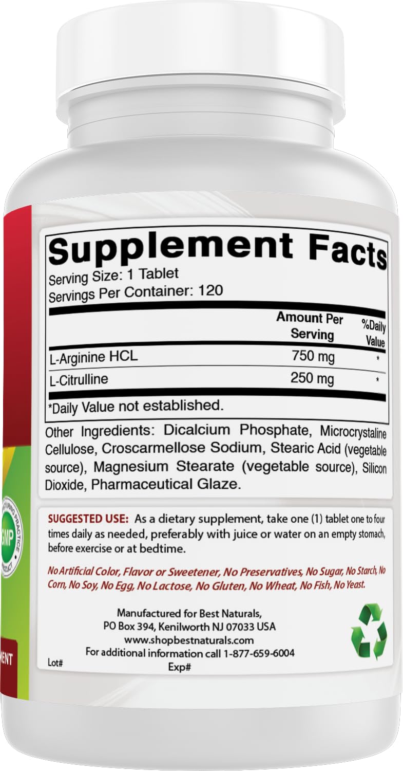 l-arginine side effects and safety