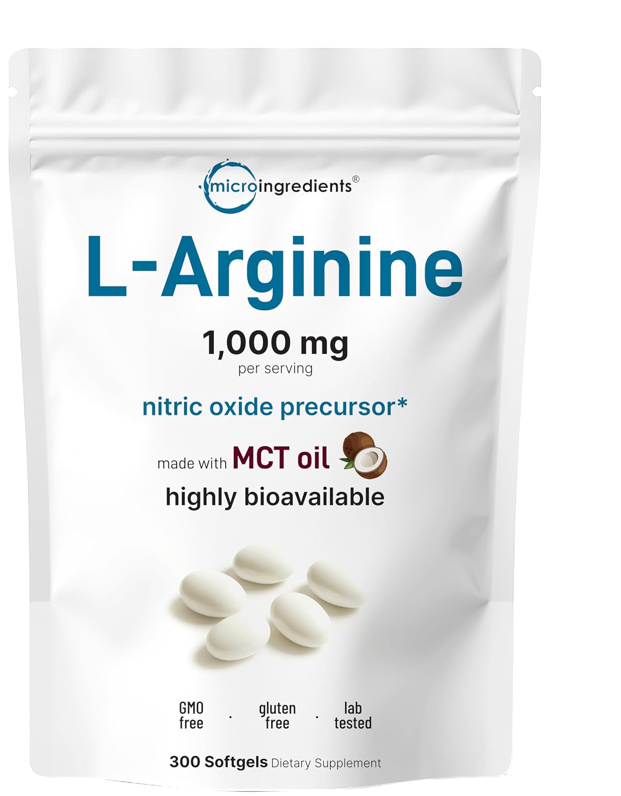 l-arginine softgels for muscle support