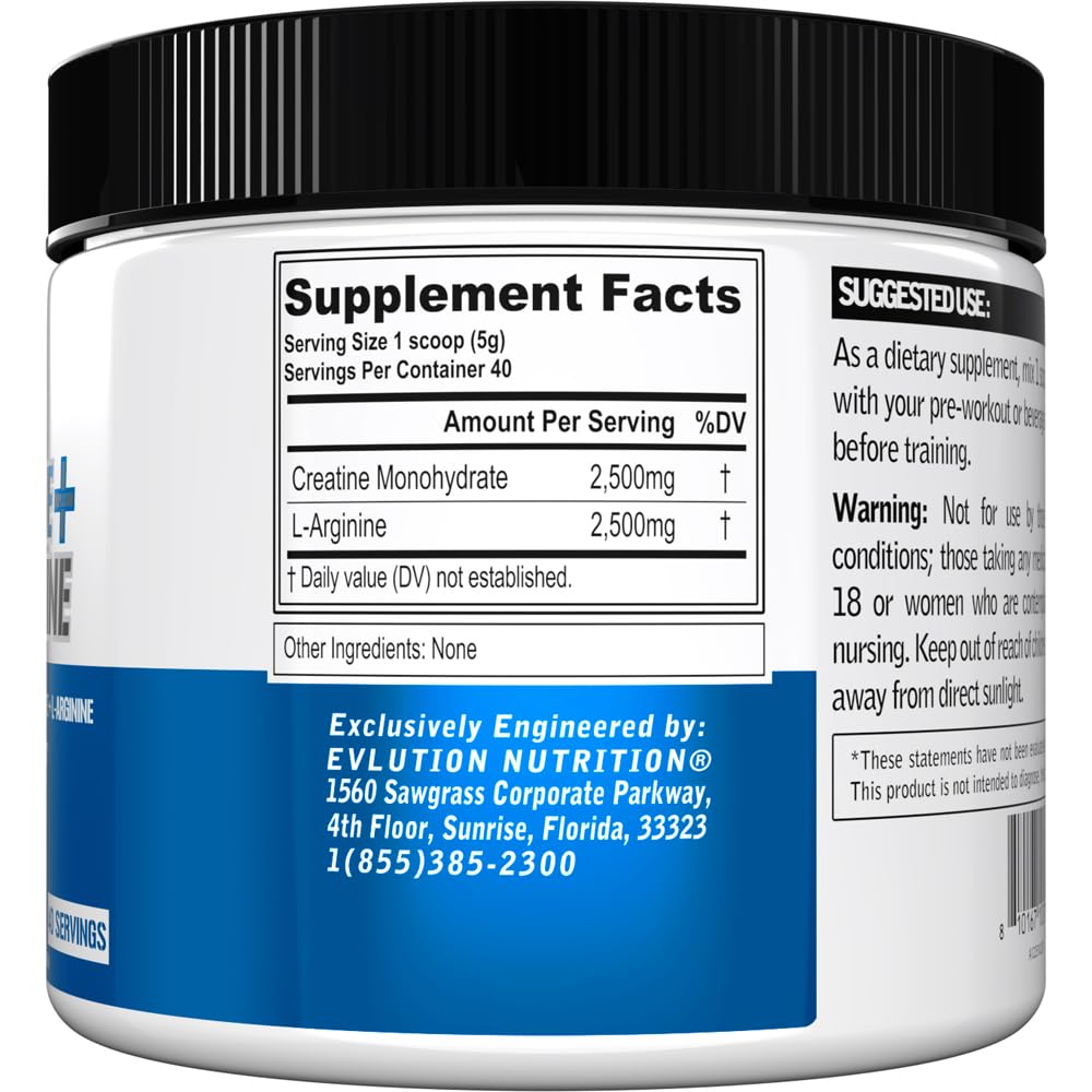 L-Arginine supplement for better performance