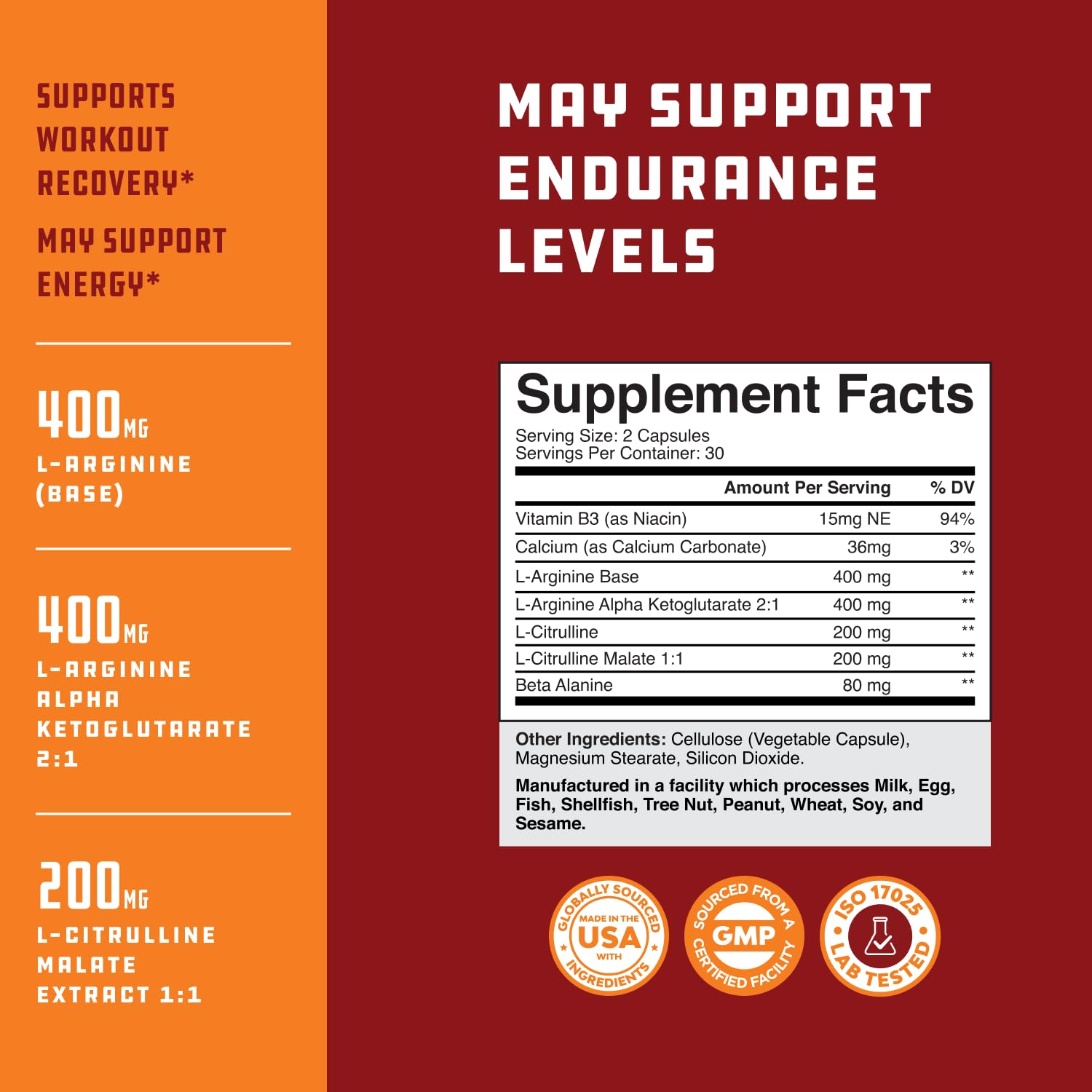 l-arginine supplement for Canadian athletes