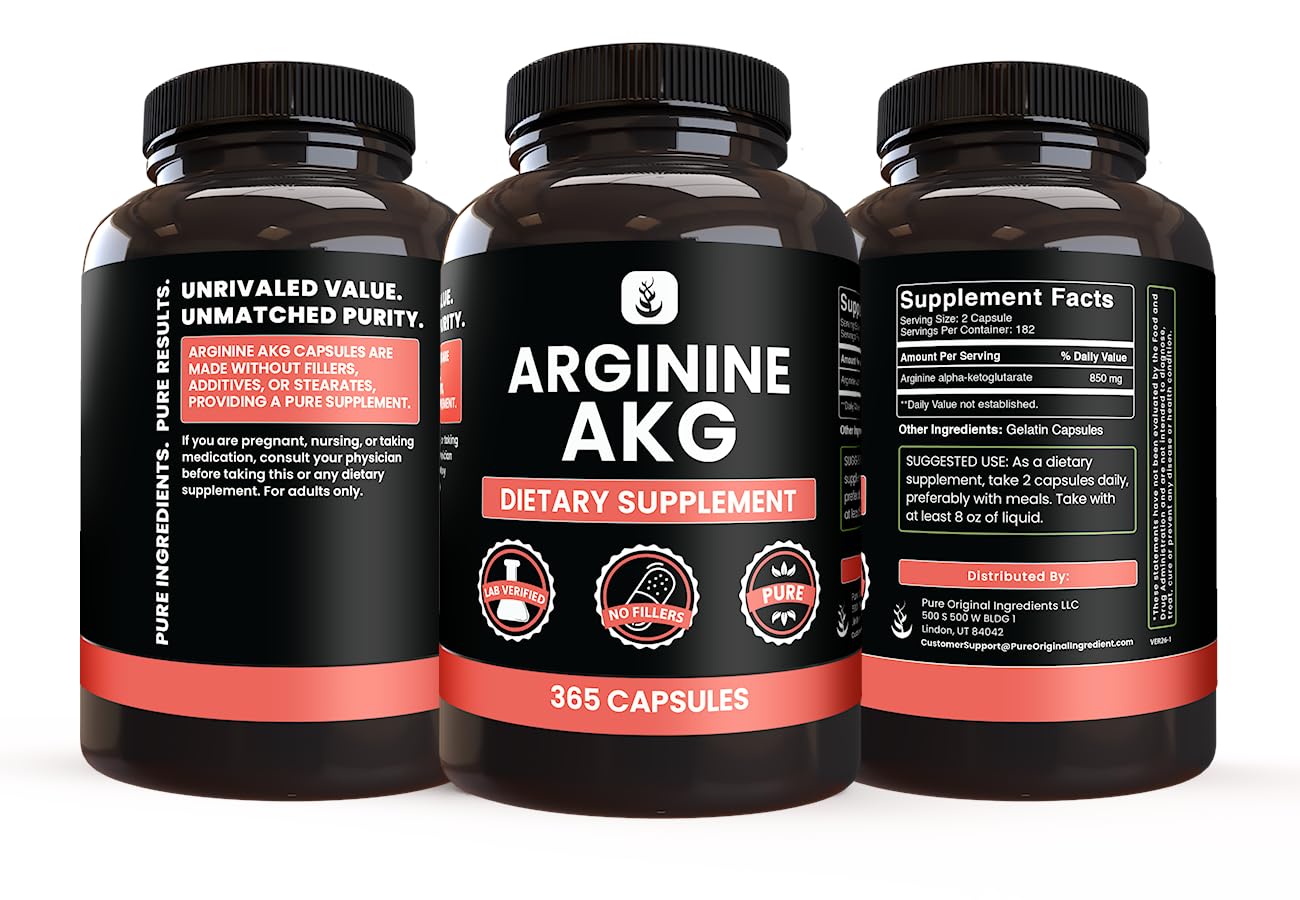 L-Arginine supplement for improved blood flow