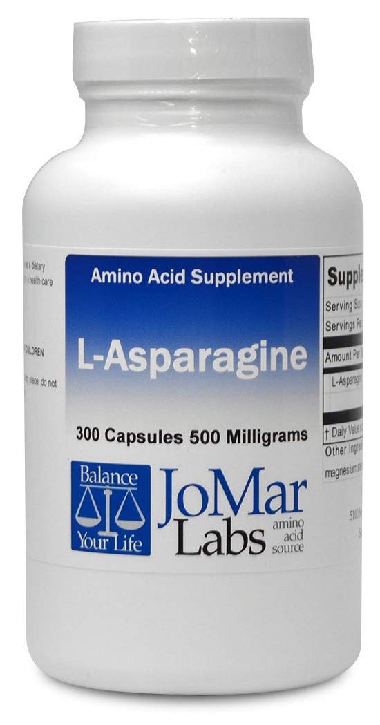 L-Asparagine vitamin supplement capsules