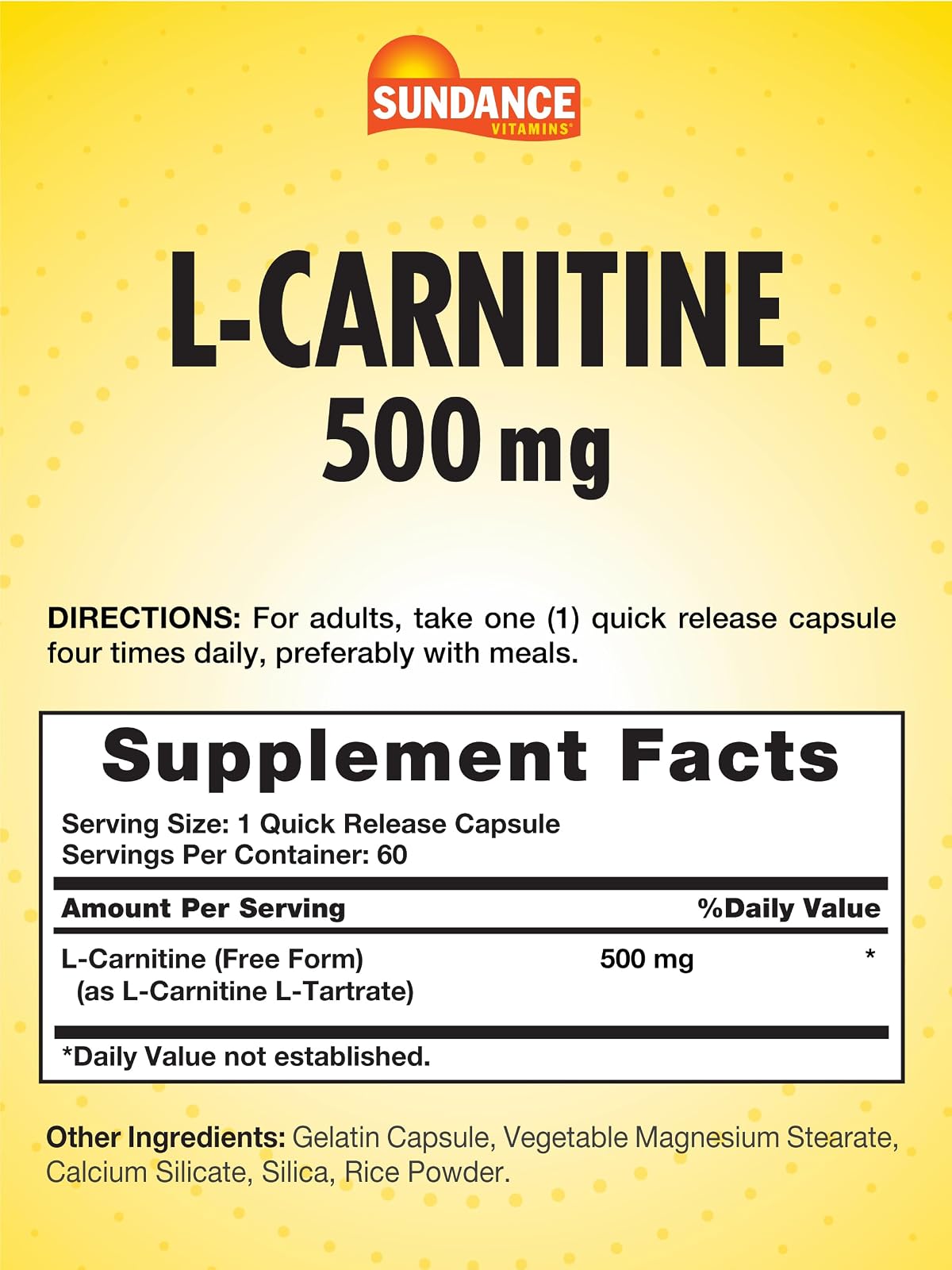 L-Carnitine capsules for weight management