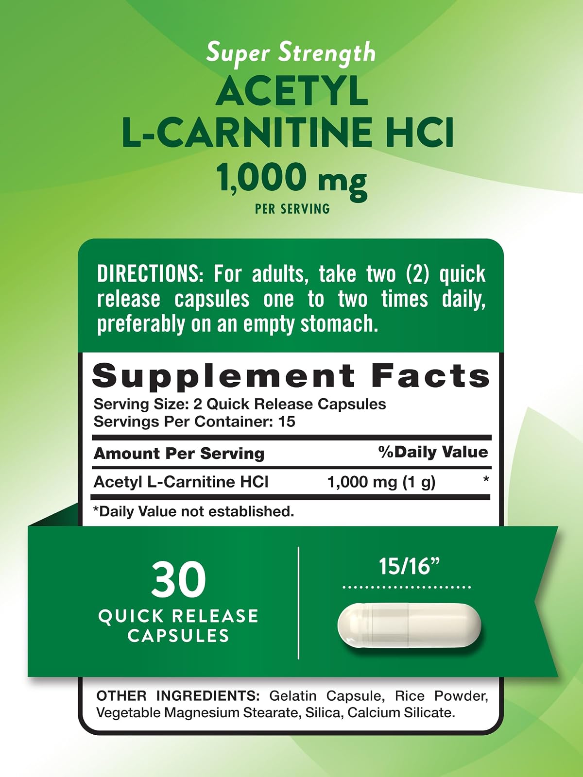 l-carnitine capsules for weight management
