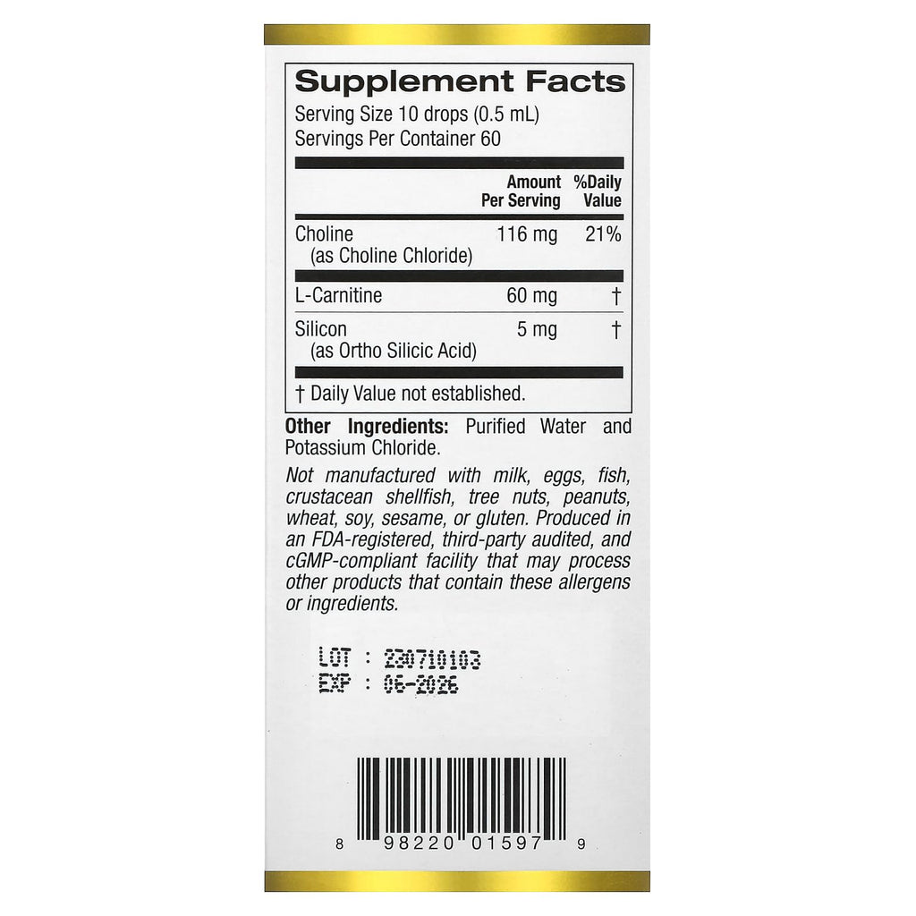 L-Carnitine enriched silicon complex