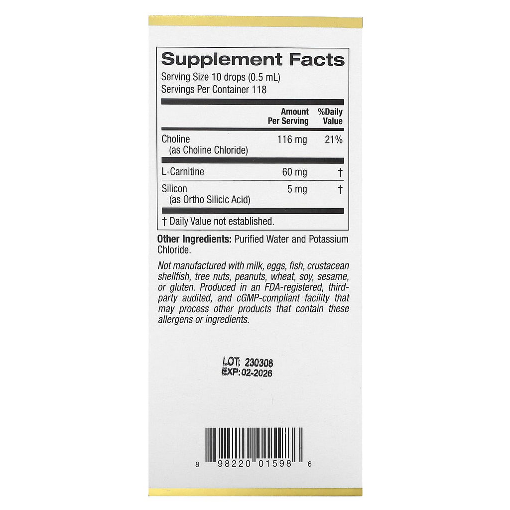 L-Carnitine enriched silicon formula