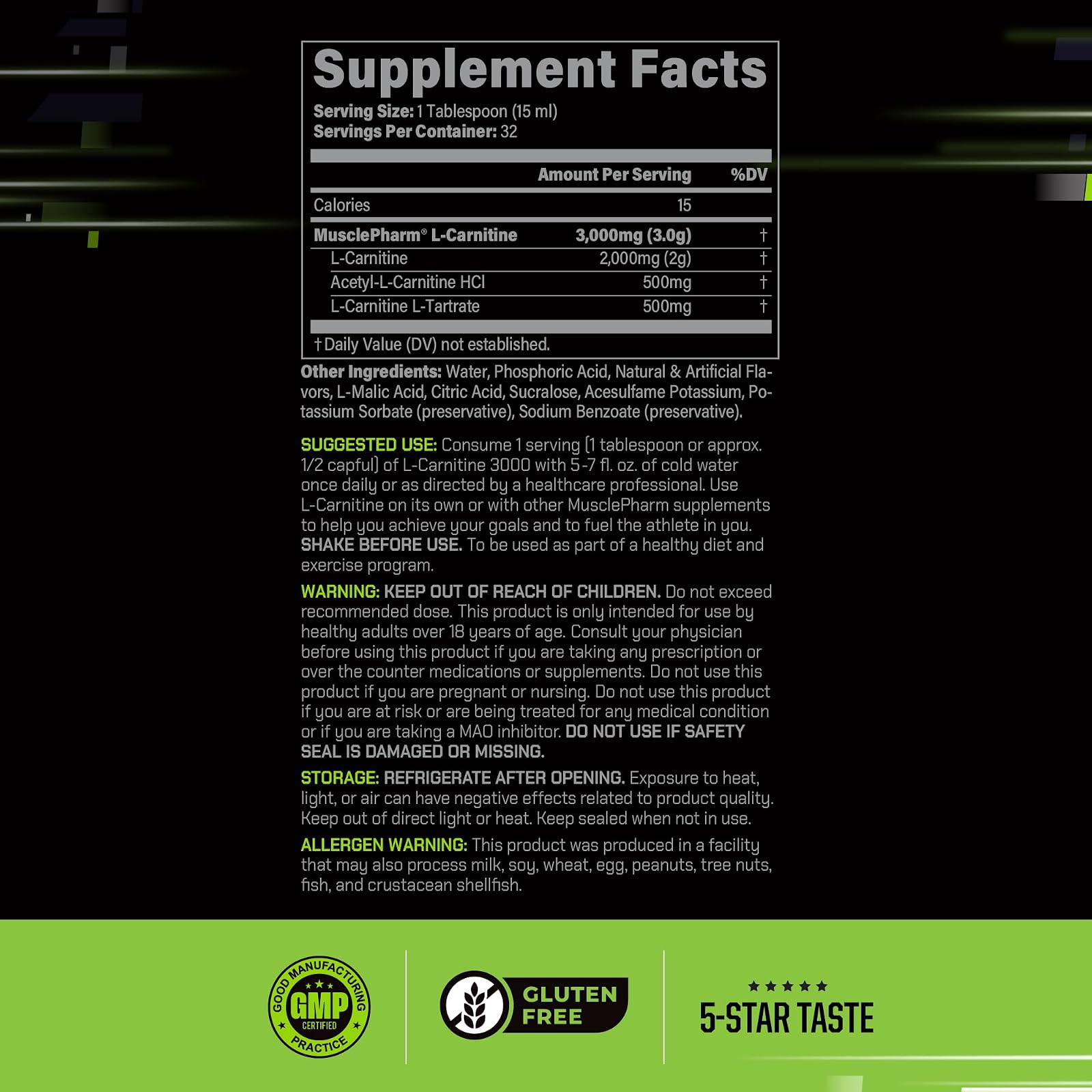 L-Carnitine for fat metabolism