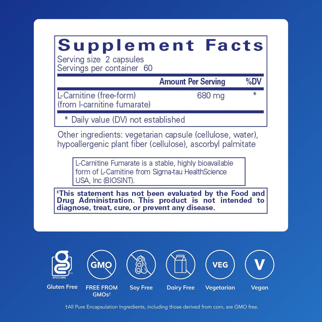 l-carnitine fumarate for energy support