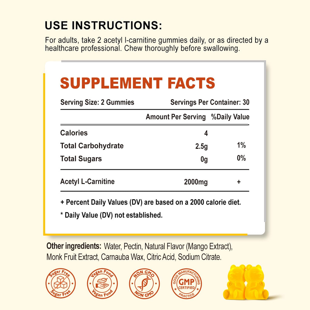 l-carnitine gummies support weight loss