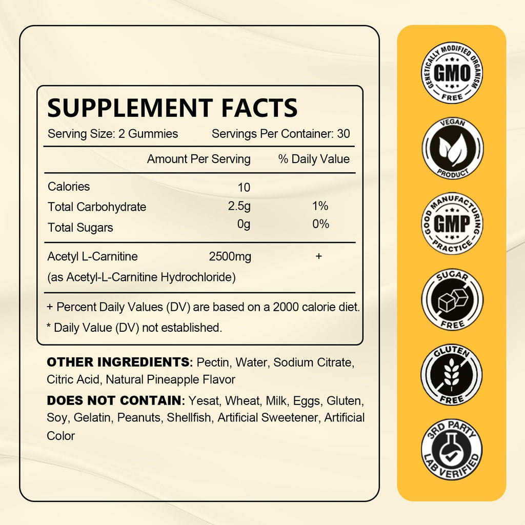 l-carnitine supplement for mental focus