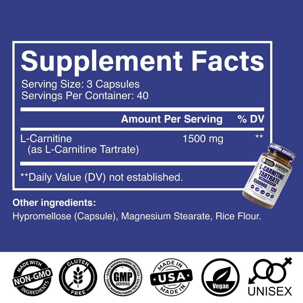 L-Carnitine supports fat metabolism