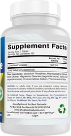 l-carnitine tablets for muscle recovery